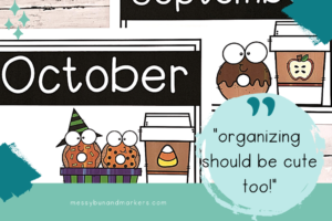 7 of the Best Bins for Classroom Organization - Messy Bun and Markers