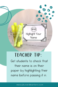 7 of the Best Bins for Classroom Organization - Messy Bun and Markers