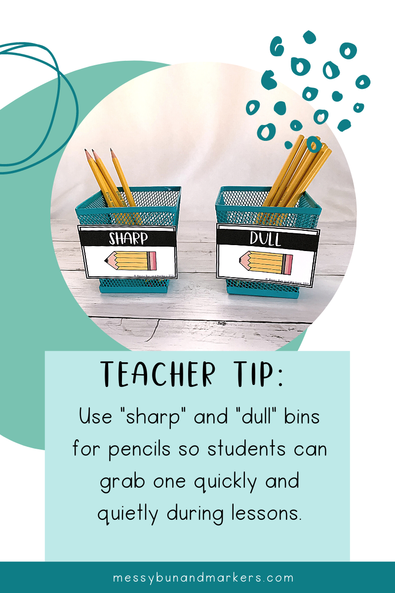 how to set up a classroom using organizational zones like a pro - Messy ...