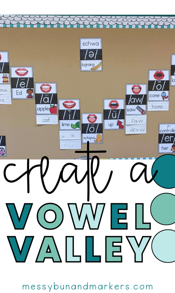 Why You Need a Vowel Valley In Your Classroom - Messy Bun and Markers
