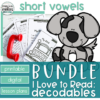 Short Vowel Decodable Reader Bundle - Messy Bun and Markers
